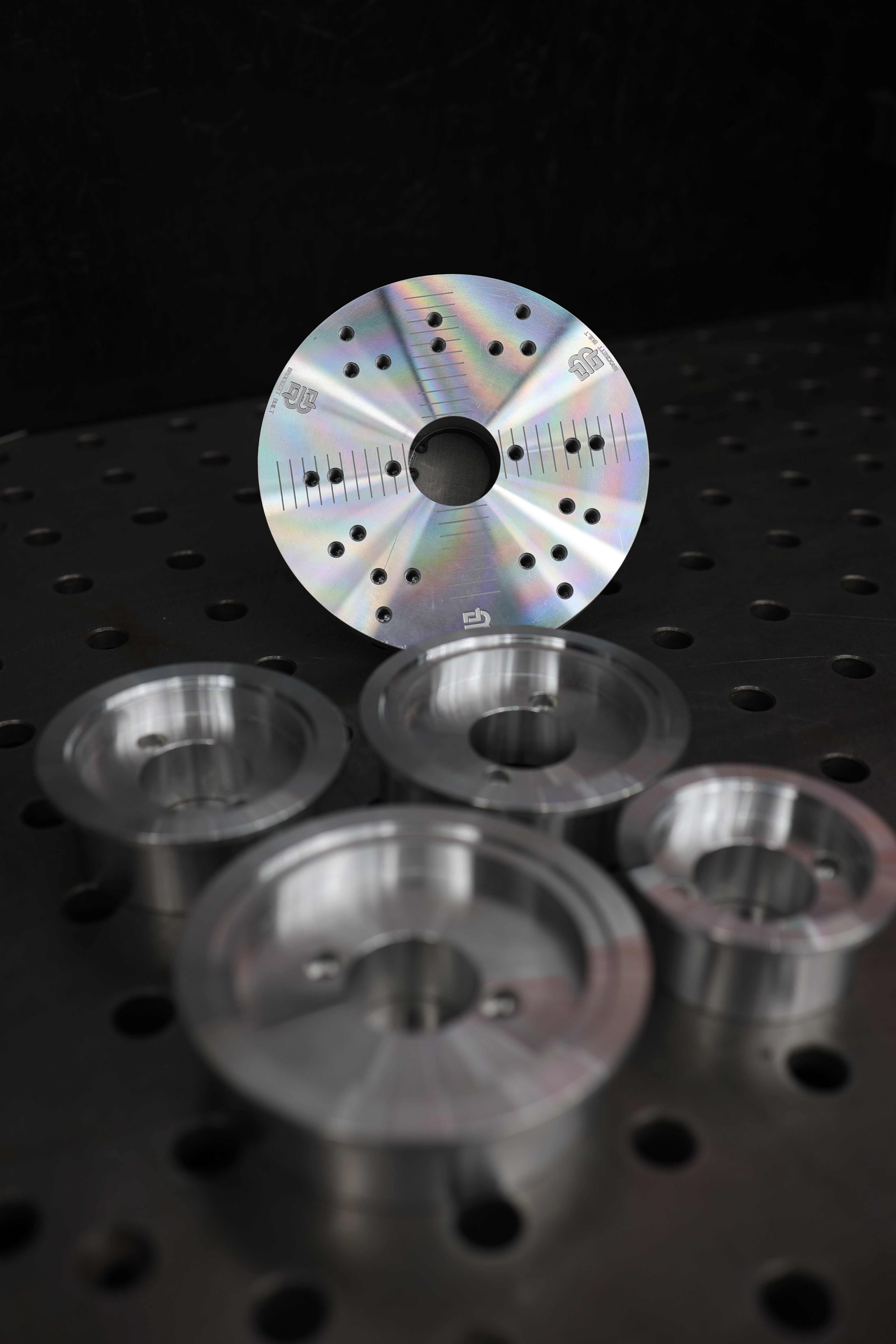 Flange Welding Fixture — 6061 Billet Aluminum | Brockett Built ...